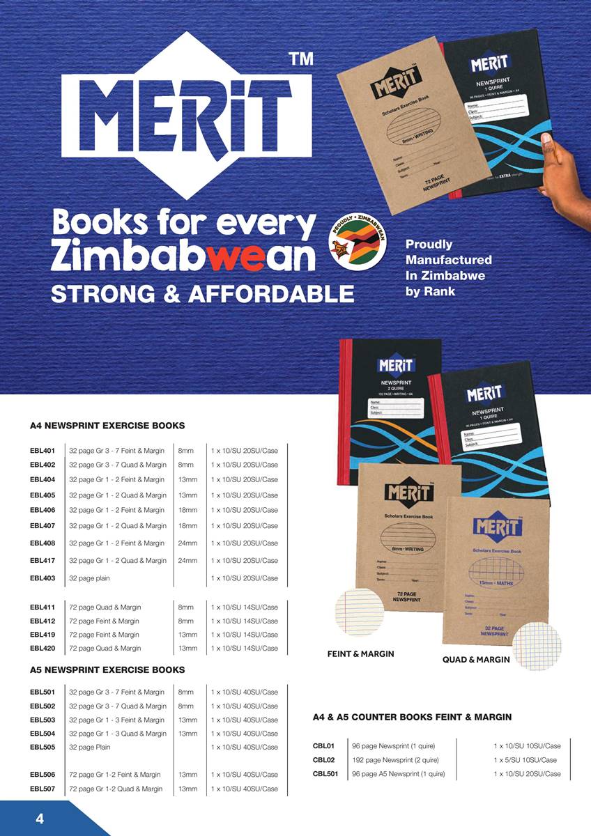 Our Products – Rank Zimbabwe